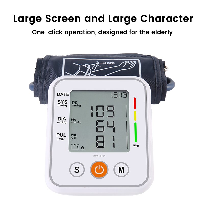 Digital Upper Arm Blood Pressure Monitor BP Automa... – Vicedeal