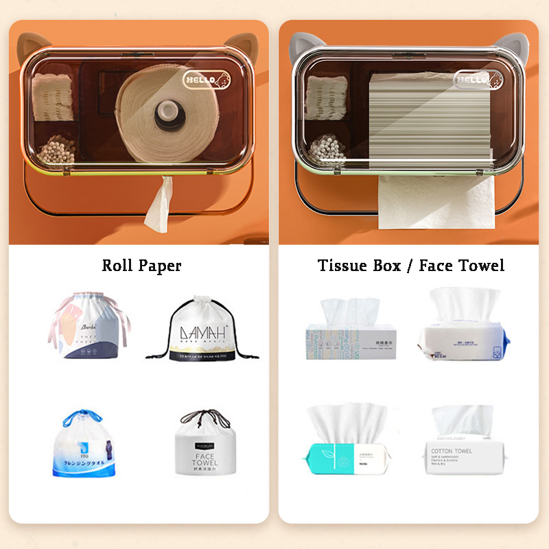 Multifunctionele Toiletrolhouder Waterdichte Tissu... – Grandado