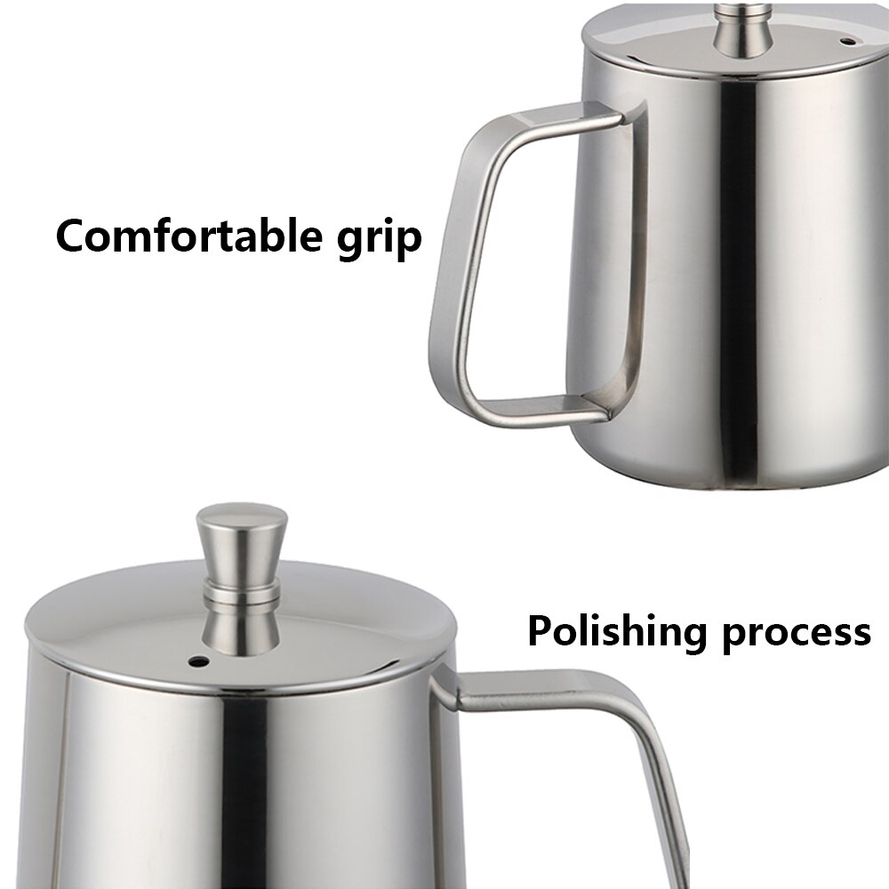 350/600ML Long Narrow Spout Coffee Pot Stainless S... – Grandado