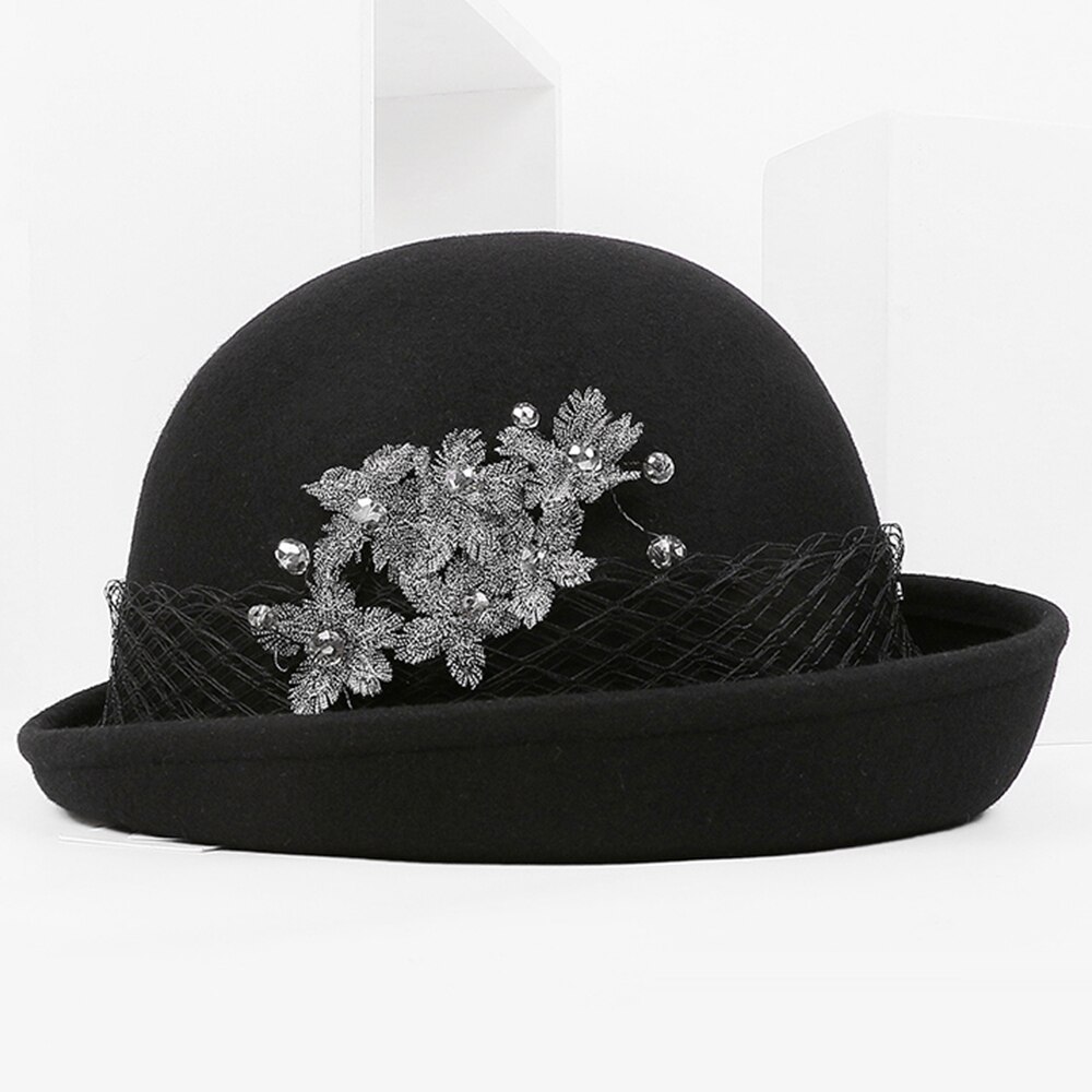 FS 2022 Socialite Basin Wool Felt Fedora Hats For ... – Vicedeal