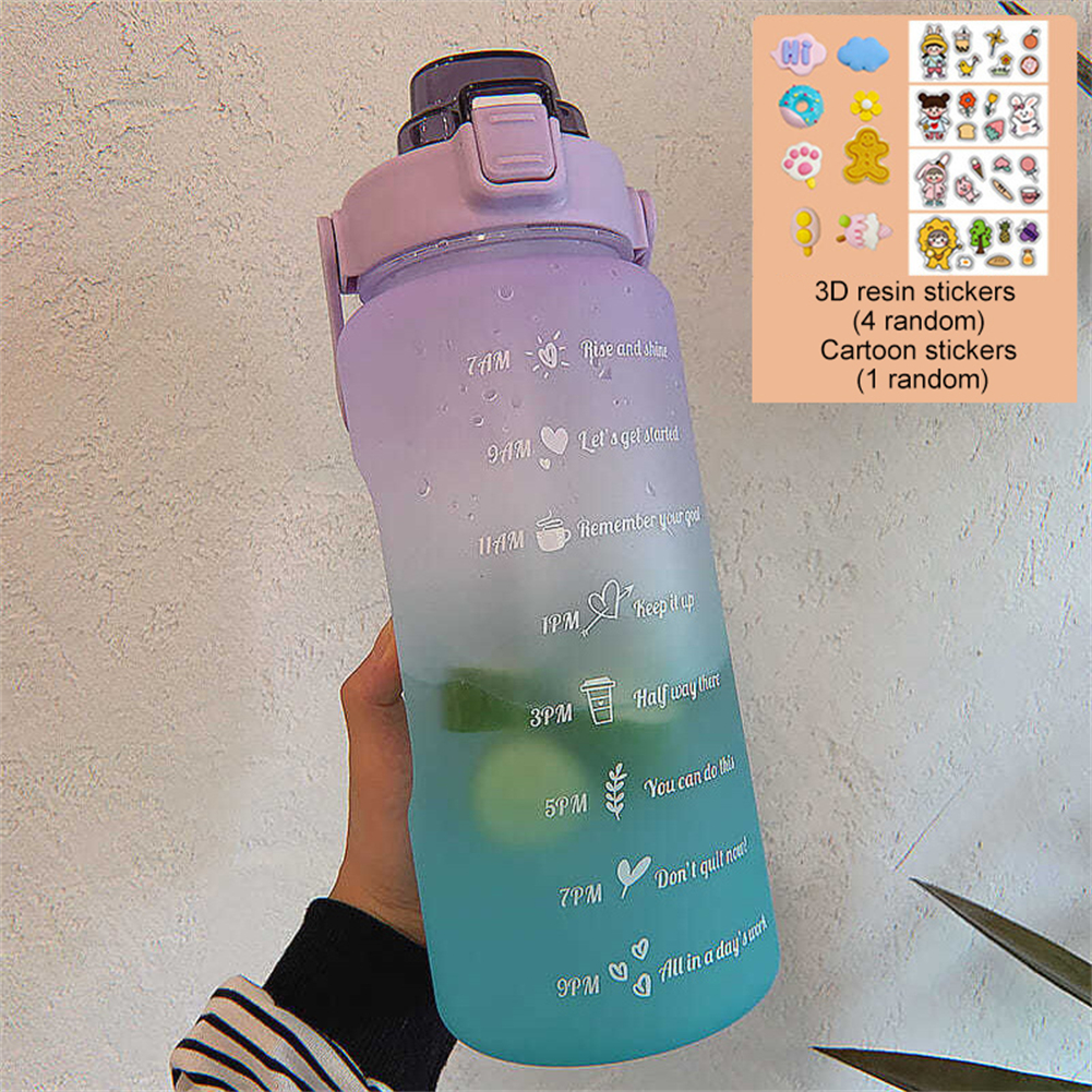 2L Simple Large Capacity Water Bottle With Bounce ... – Vicedeal