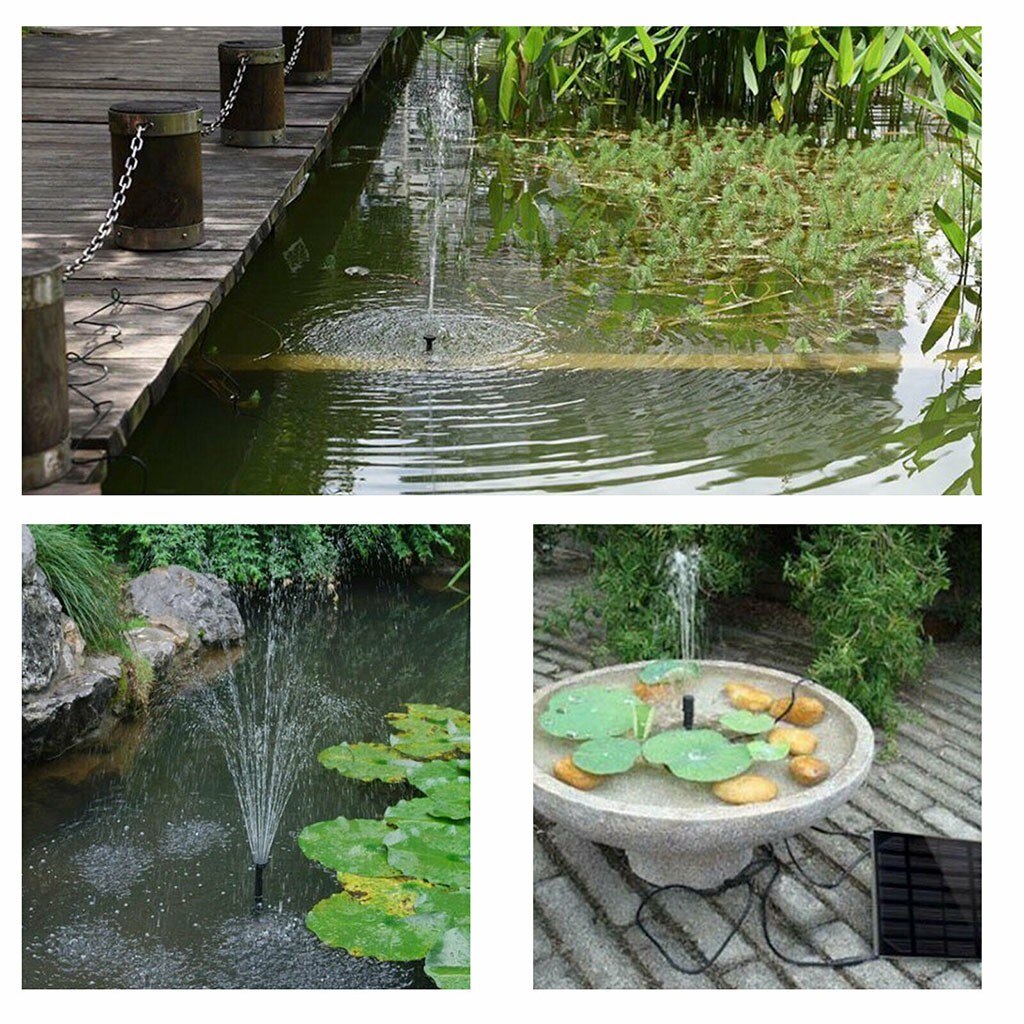 Zonnepaneel Powered Fontein Zwembad Vijver Tuin Wa... – Vicedeal