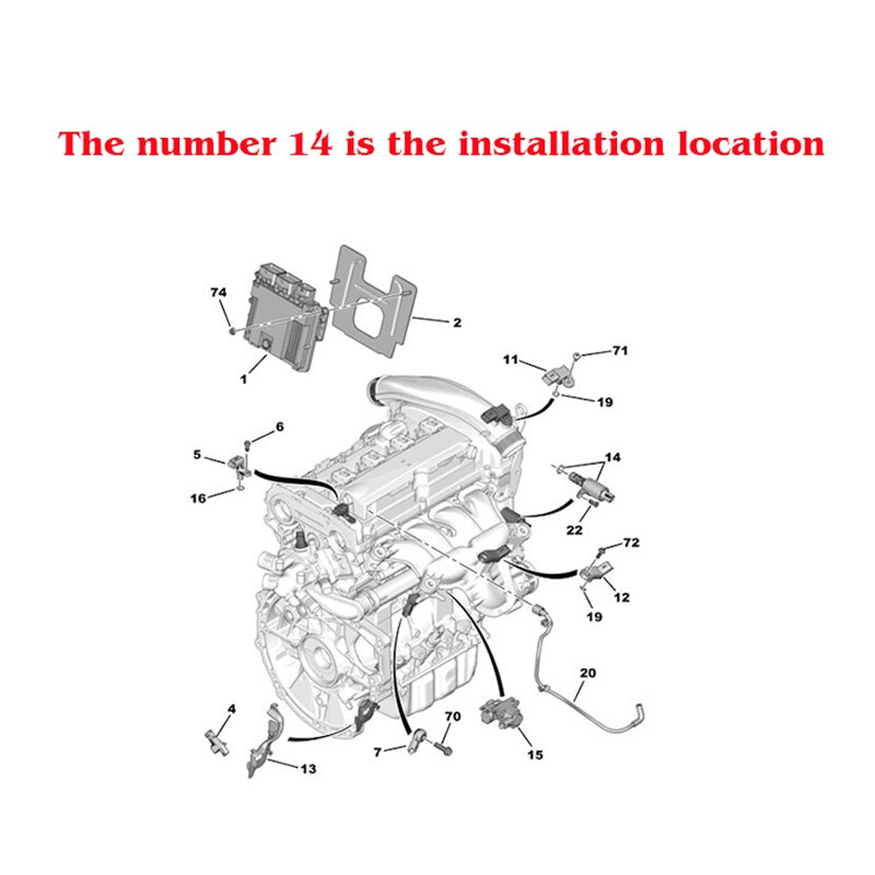 Egnet til peugeot 3008 308 408 508 rcz citroen c5... – Grandado