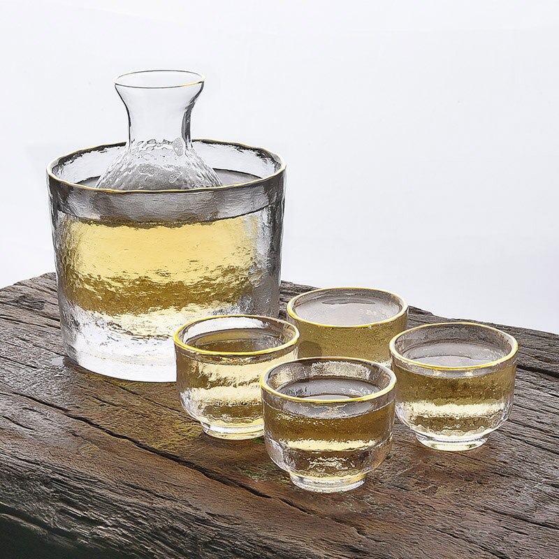 Japanese-style Hip Flask Lead-free Glass Sake Jug ... – Grandado