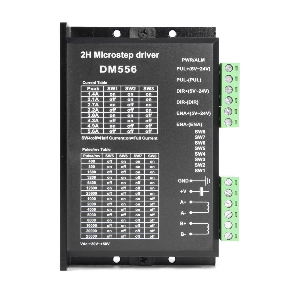 DM556 Digital Stepper Motor Driver 2-Phase 5.6A 25... – Grandado