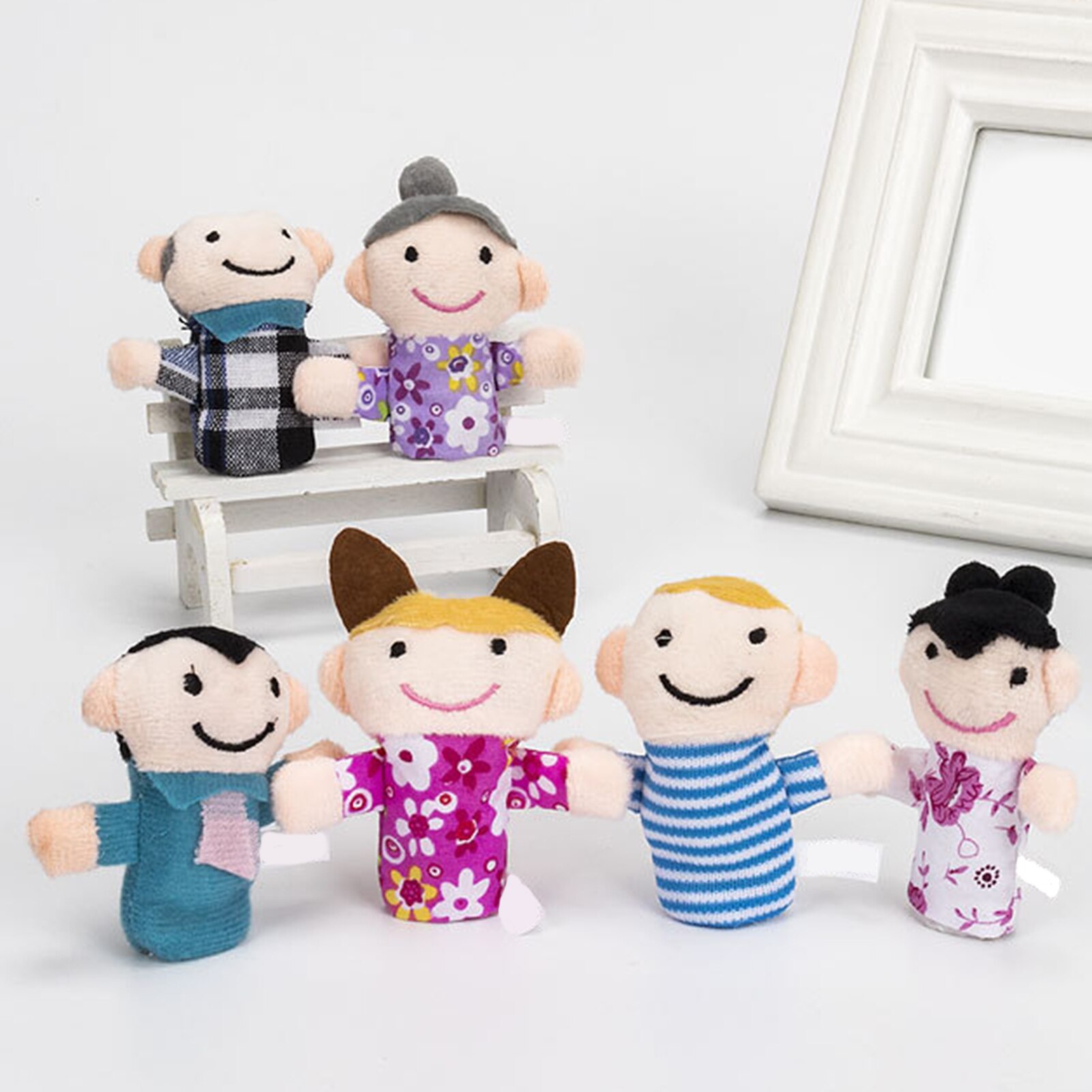 6Pcs Finger Toy Family Members Image Cute Hand Pup... – Grandado