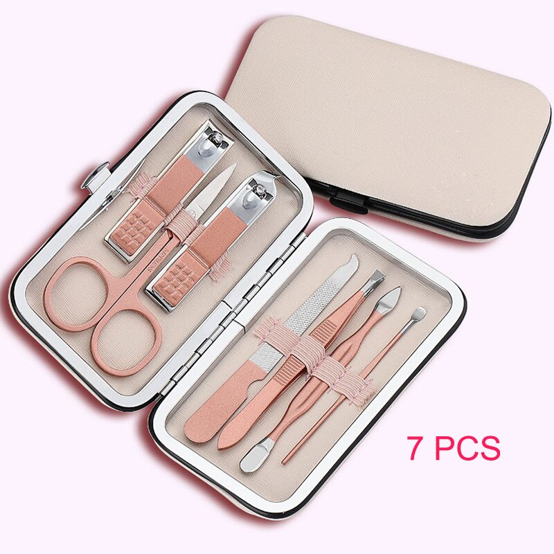 16 Pcs Manicure Cutters Nail Clipper Set of Stainl... – Grandado