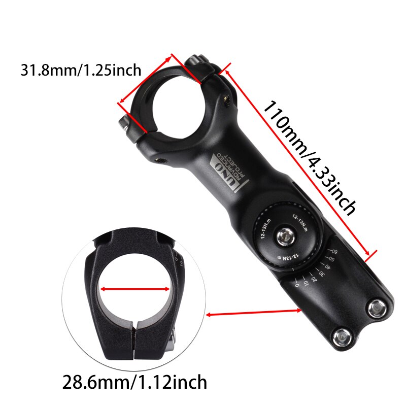 UNO Adjustable Stem Riser 0-60 Degree Mountain Bik... – Grandado