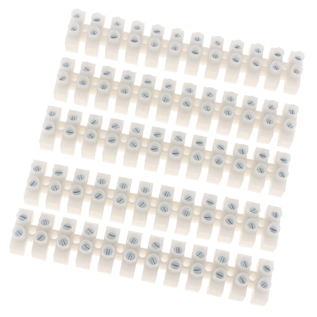 5pcs Series Nylon Terminal Block 24A Plastic Strip... – Grandado