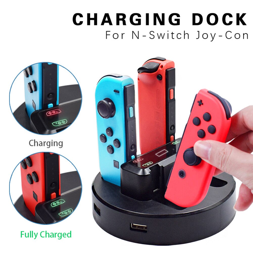 4 Ports 2 Interfaces Game Console Fast Charging St... – Grandado