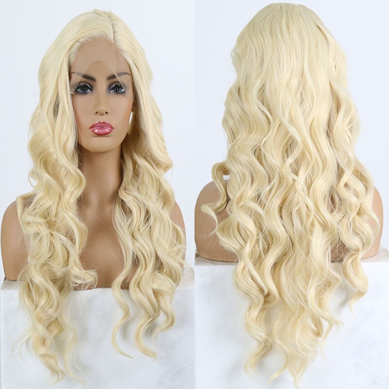 Bombshell Honey Blonde Body Wave Synthetic Hair La... – Grandado