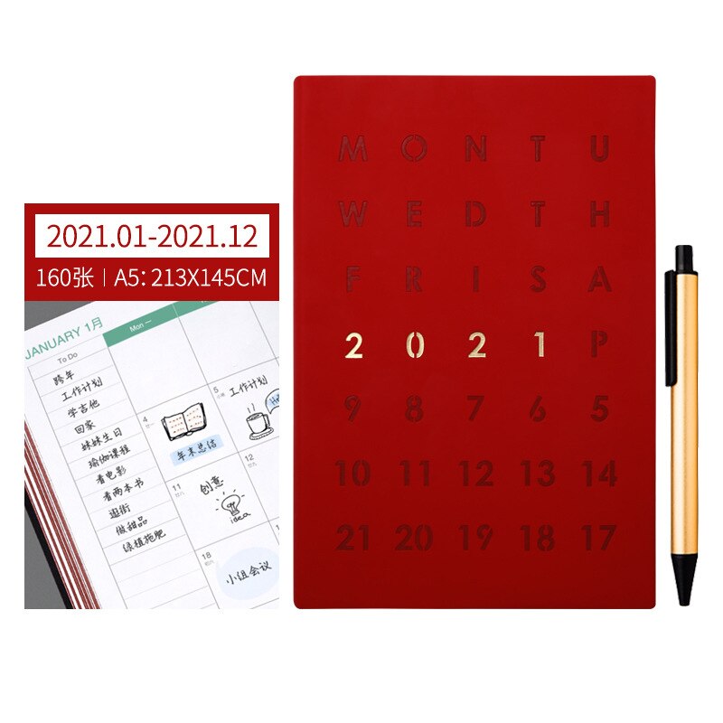 Agenda Planner Organisator A5 Notebook En Journal ... – Vicedeal