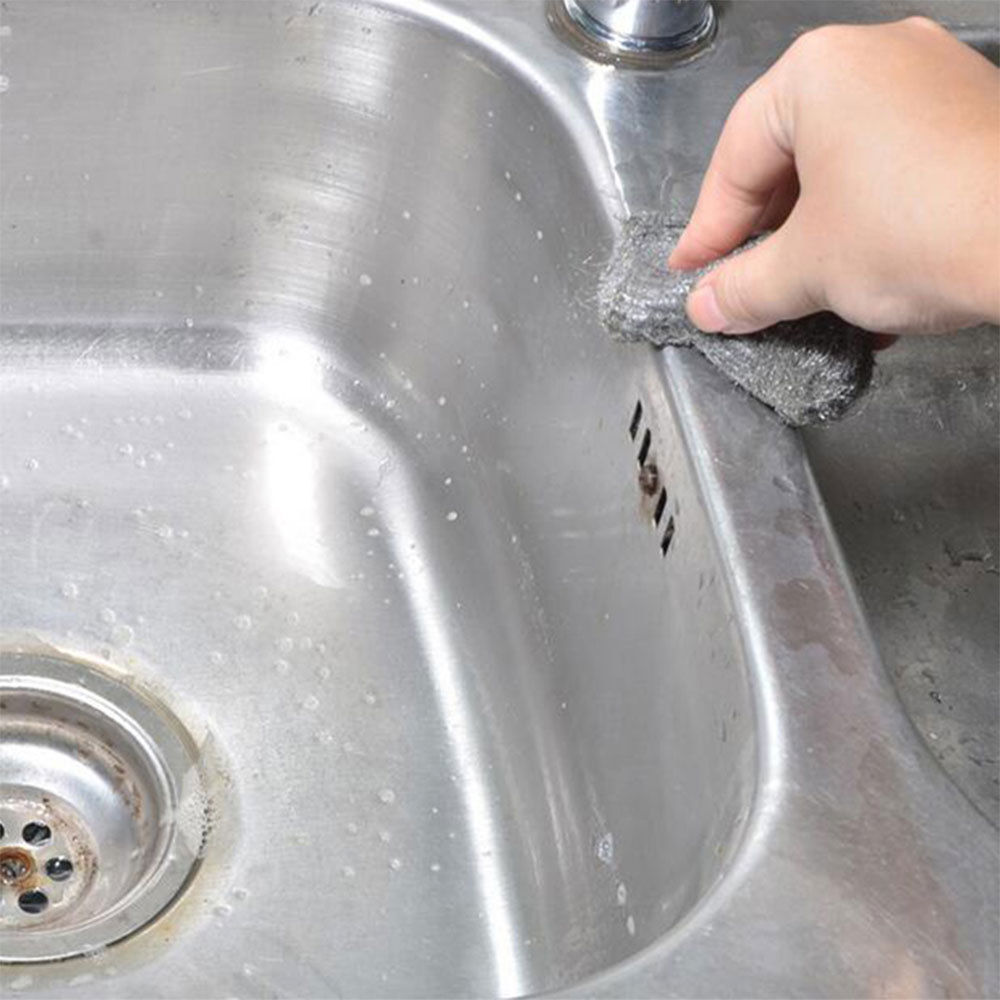 Visual Touch 6PCS Set Melamine Sponge Metal Mesh D... – Grandado