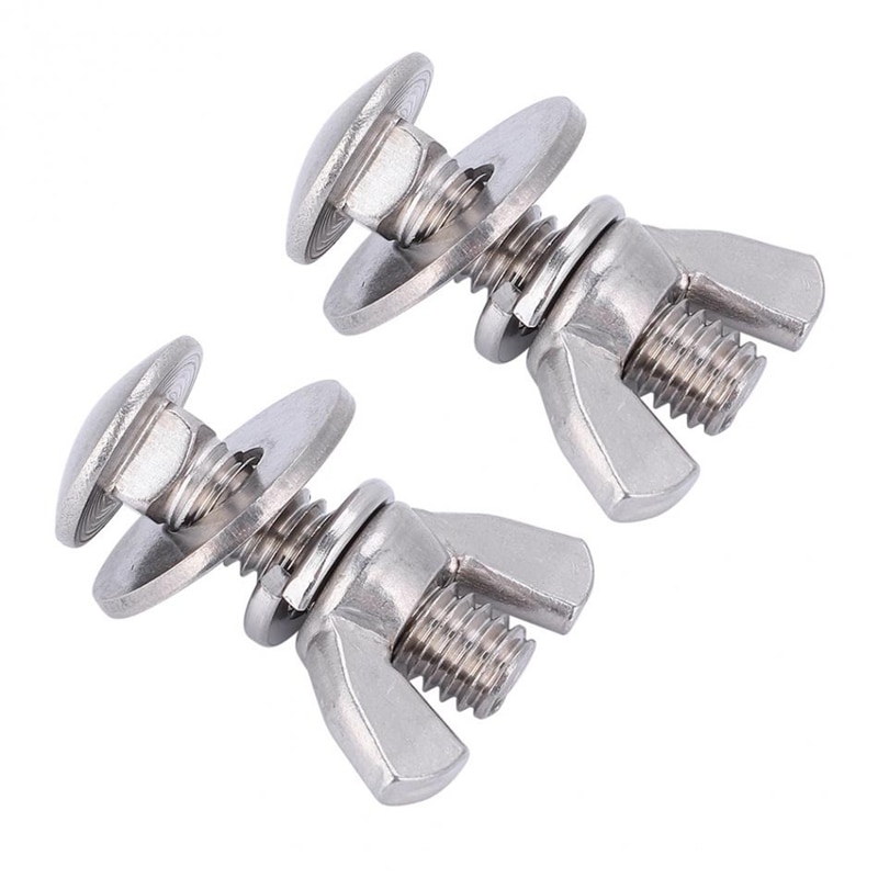 2Pcs Stainless Steel Diving Screws Bolts Wing Nuts... – Grandado