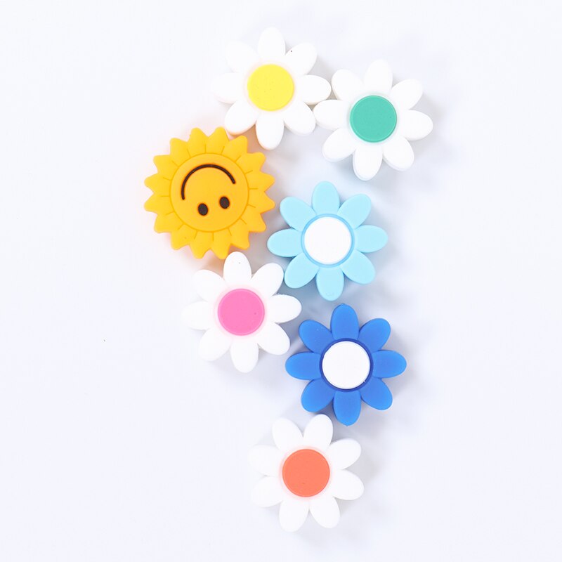 100pcs multicolor Flowers tennis racket vibration ... – Grandado