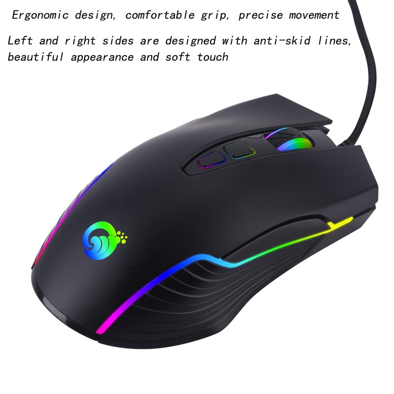 Newest G4 USB Wired Mouse RGB Marquee Macro Progra... – Grandado