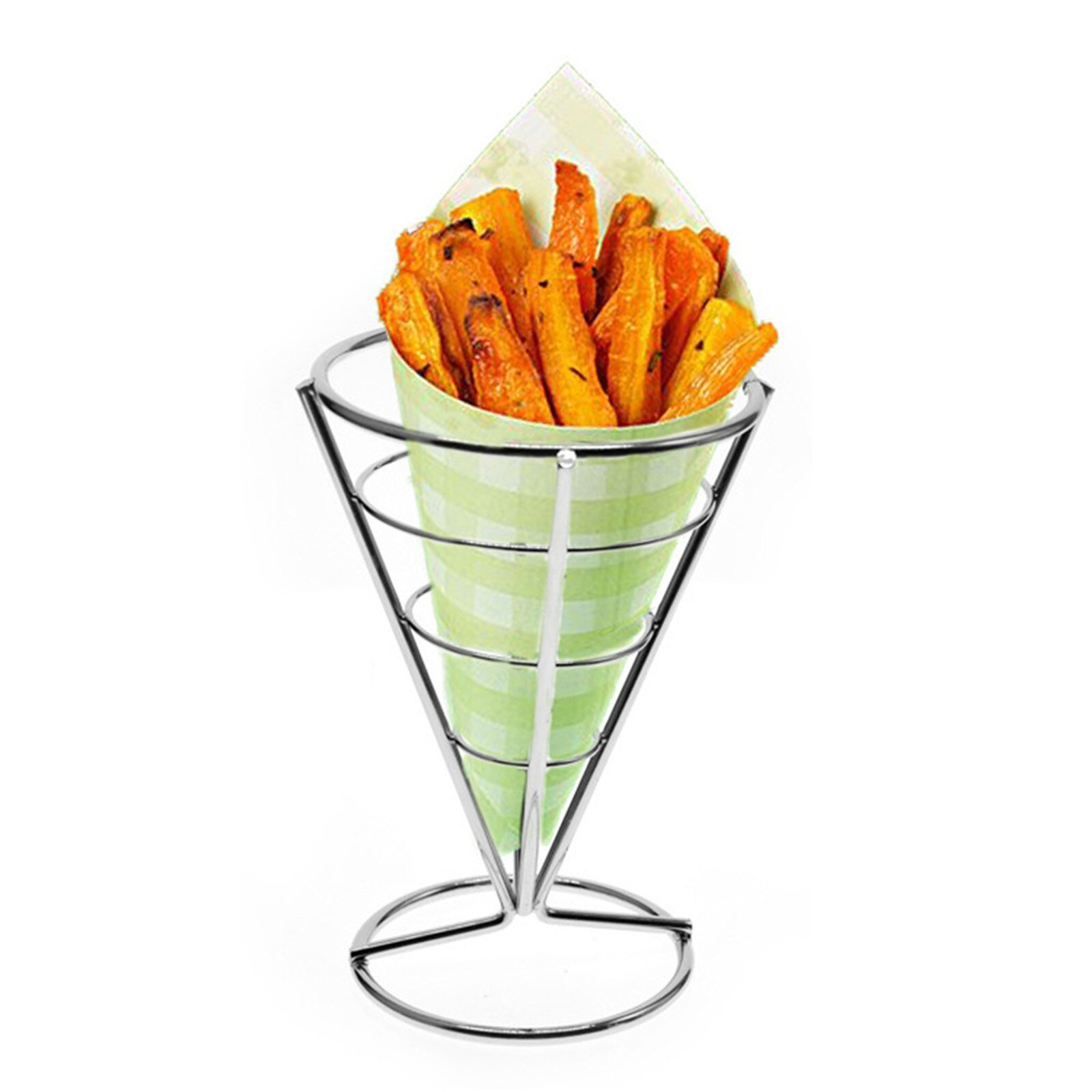 25#Stainless Steel Colanders French Fries Stand Sn... – Grandado