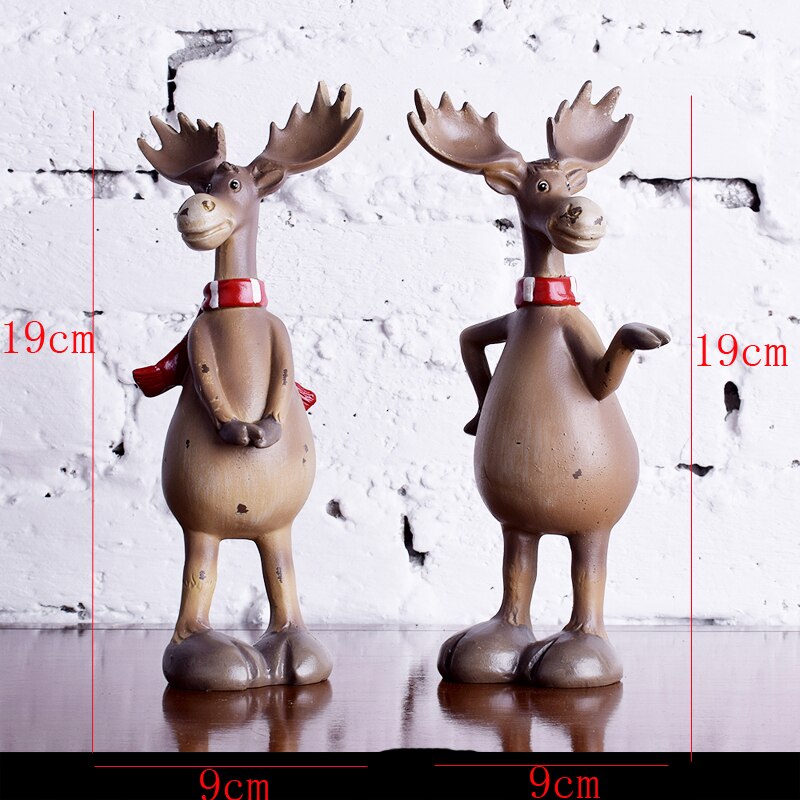 Elk Sculpture Resin Statue Nordic Decoration Home ... – Vicedeal