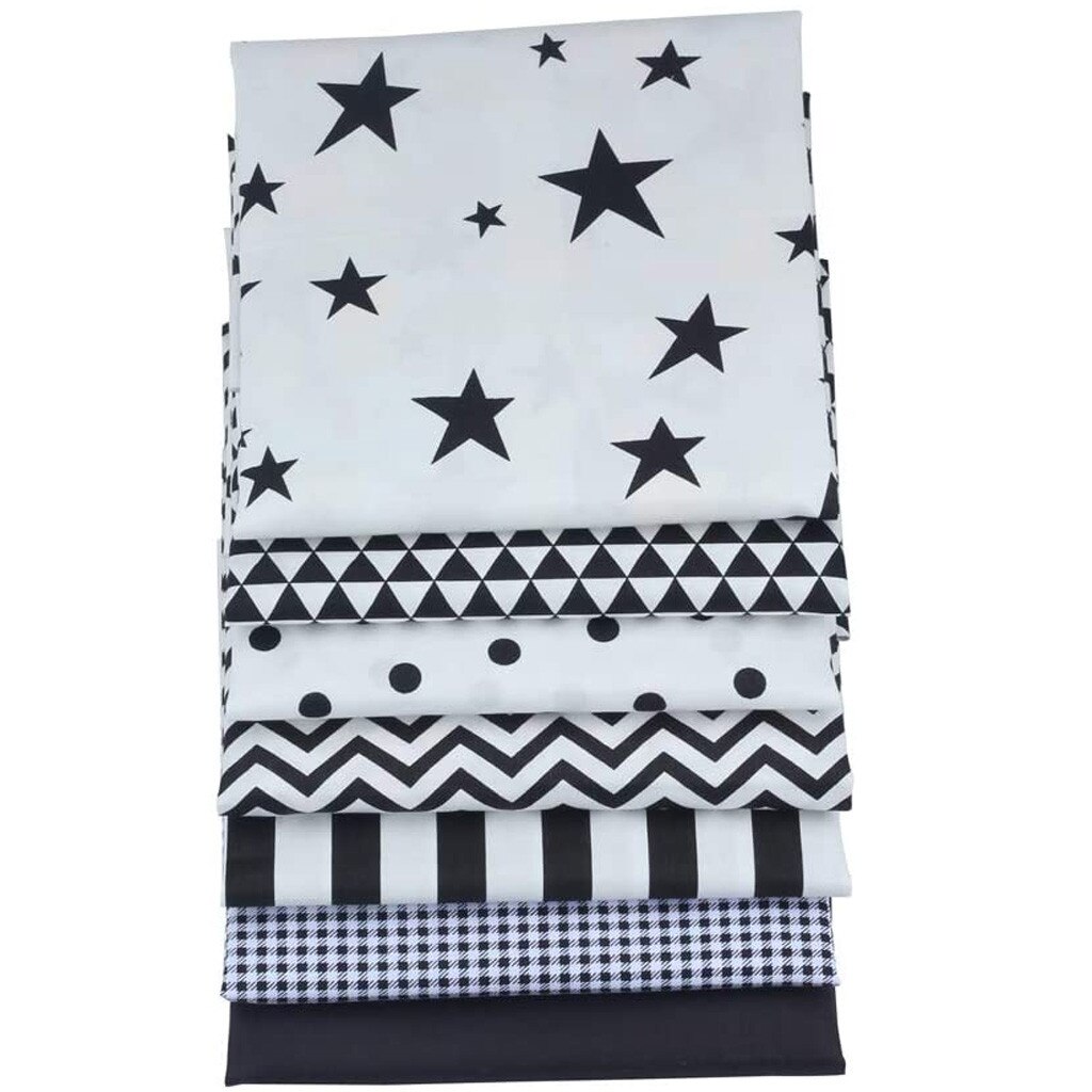 7pcs Cotton Cloth Textile Craft Fabric Bundle Patc... – Grandado