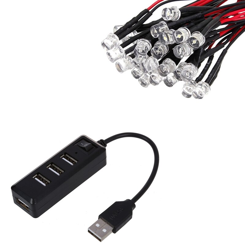1X USB 2.0 4 Ports High Super Speed Hub On Off Swi... – Grandado