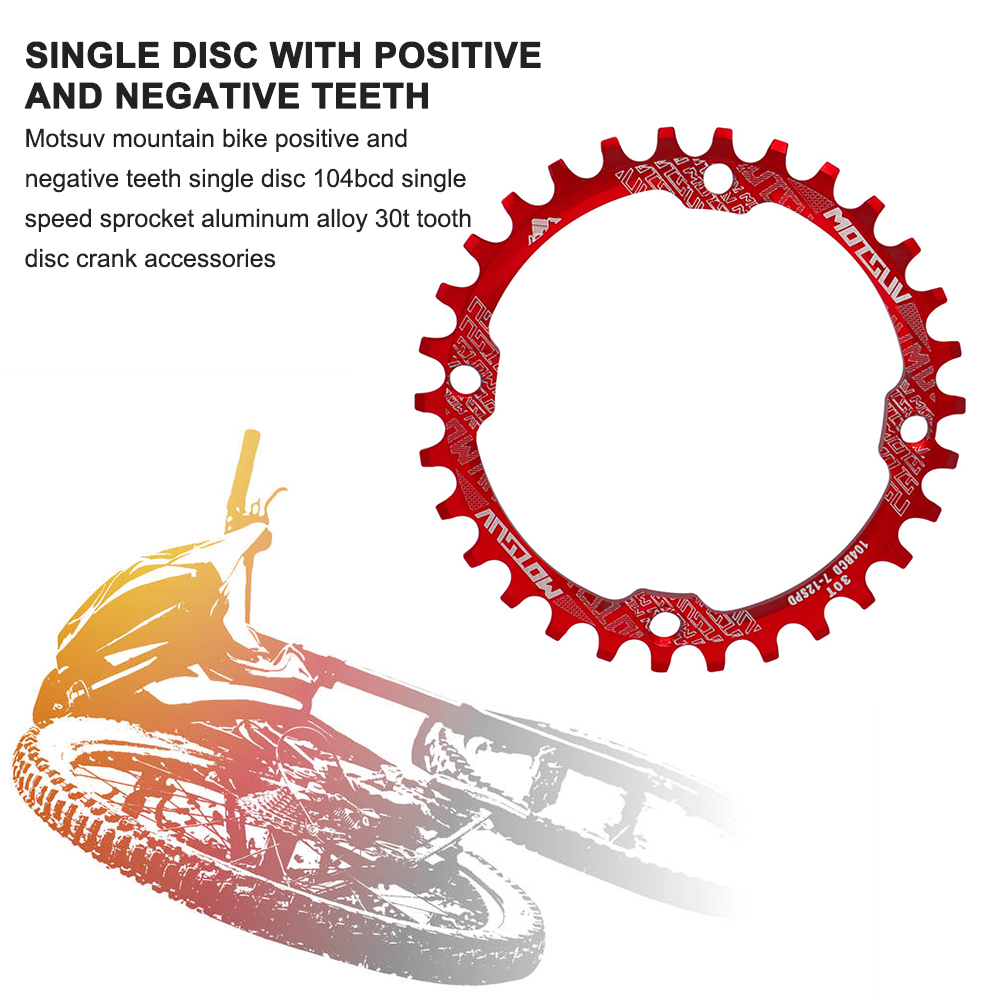 104BCD Chainring Round Mountain MTB Bike Chainring... – Grandado