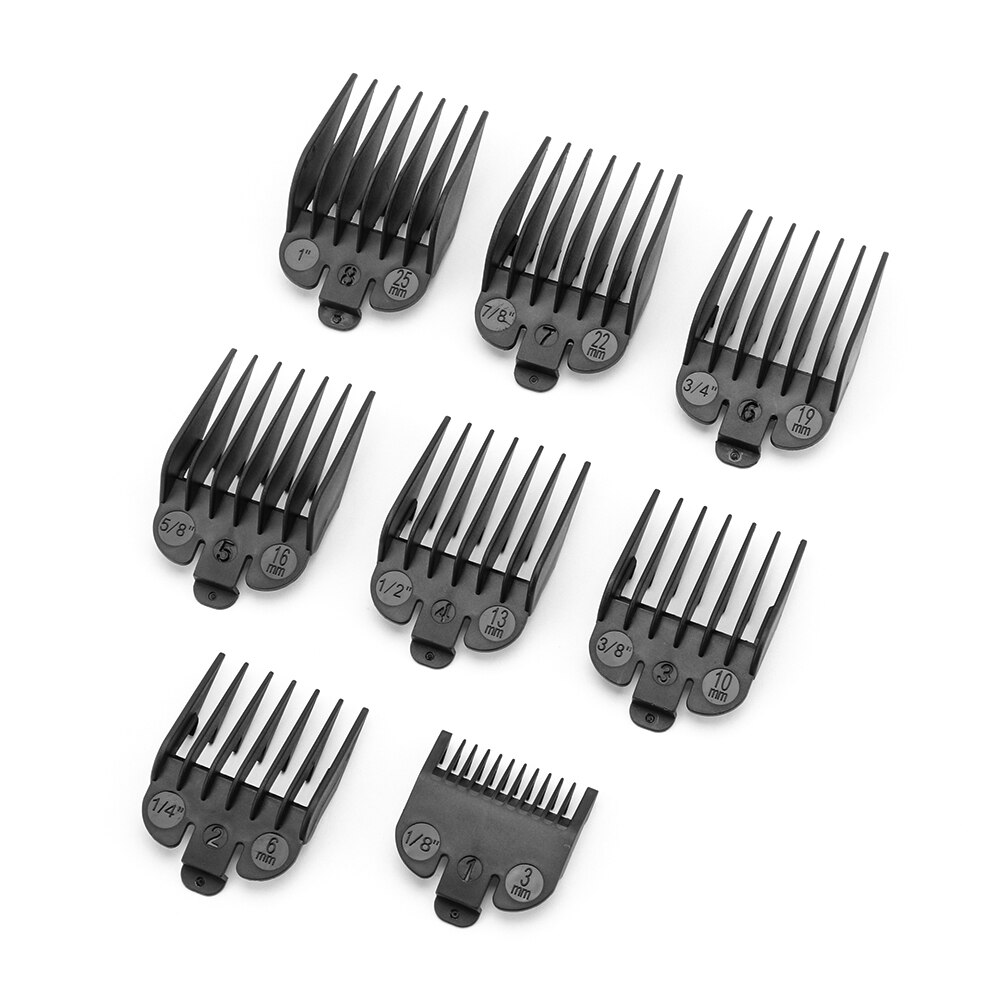 8 Pcs 3-25mm Universal Guide Hair Clipper Limit Co... – Grandado
