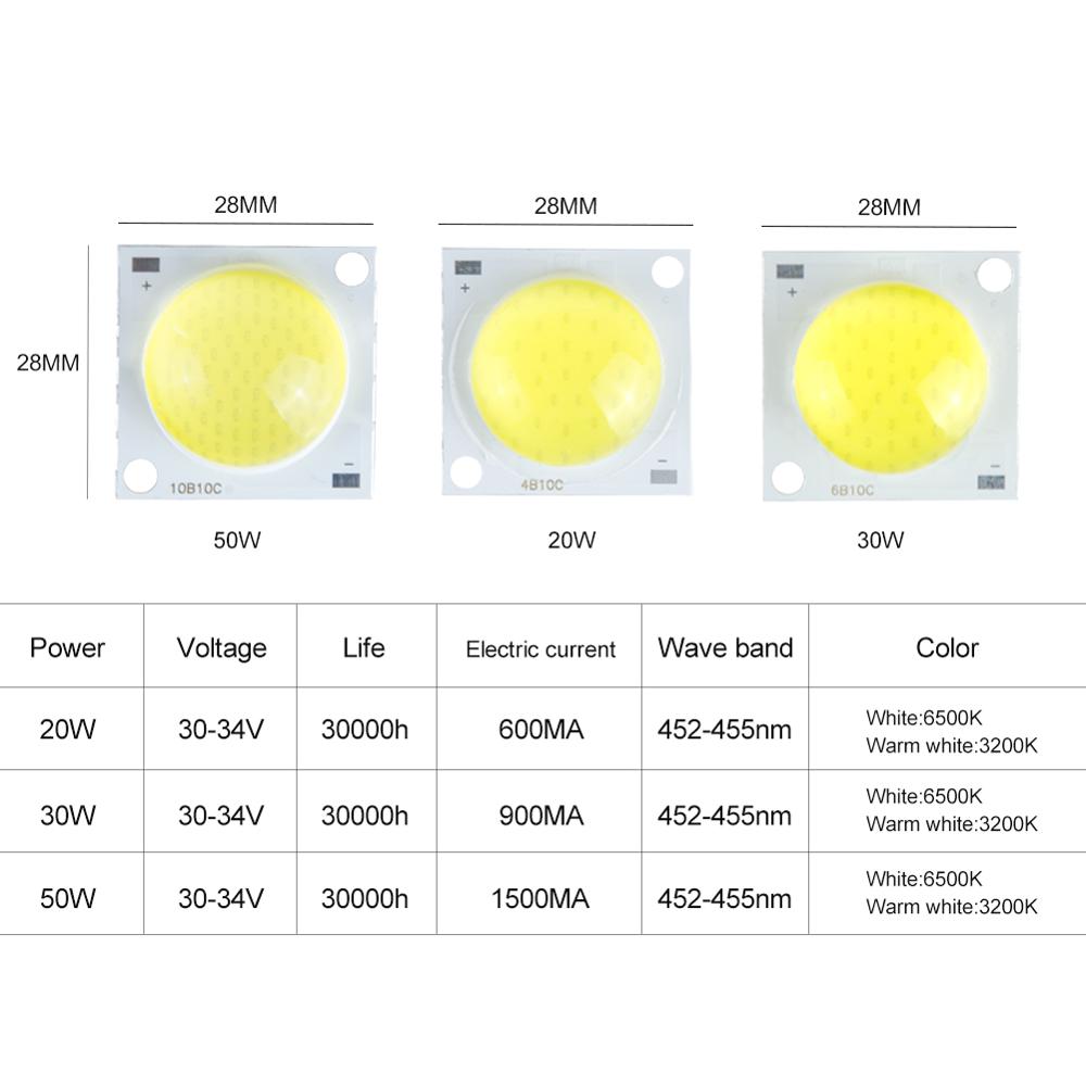 High Lumen 50W 30W 20W DC 30-34V LED Light Bead Di... – Vicedeal