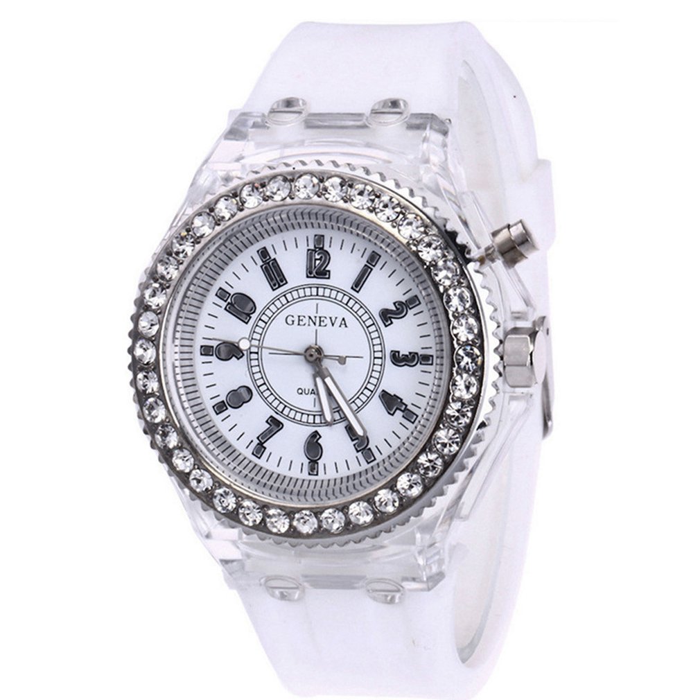 Sports Women Lady Girl Rubber Band Candy Wrist Wat... – Vicedeal