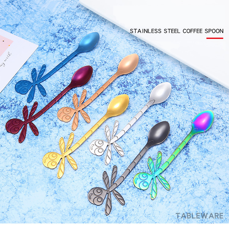 BalleenShiny 304 Stainless Steel Coffee Spoon Hang... – Grandado