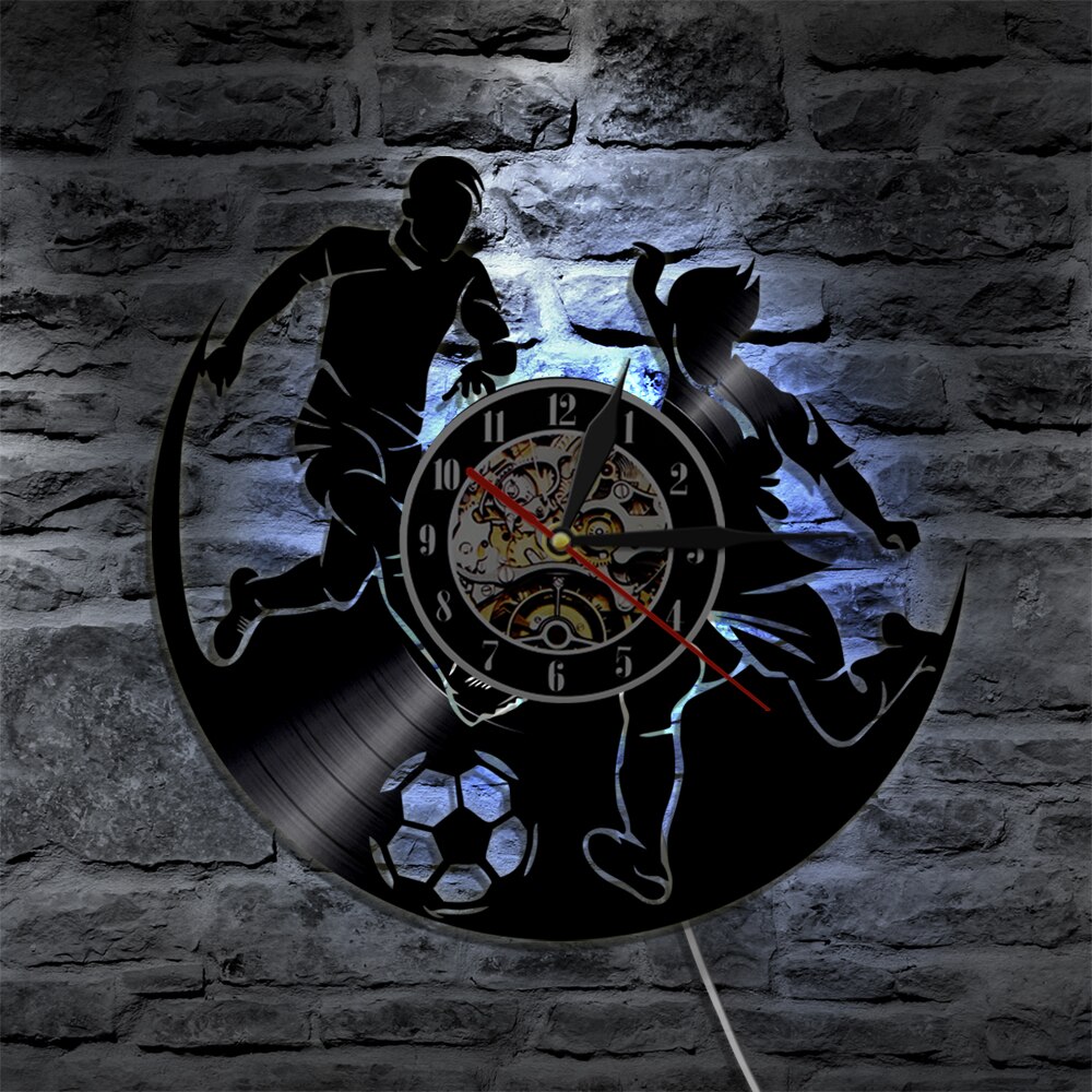 Play Football Soccer Sport Wall Clock Outdoor Spor... – Grandado