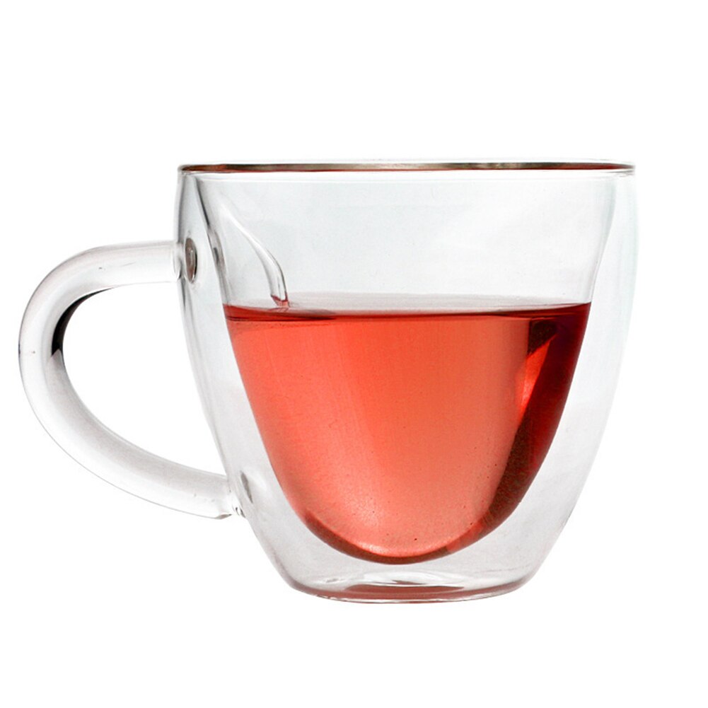 Heart Shaped Double Walled Insulated Glass Coffee ... – Grandado