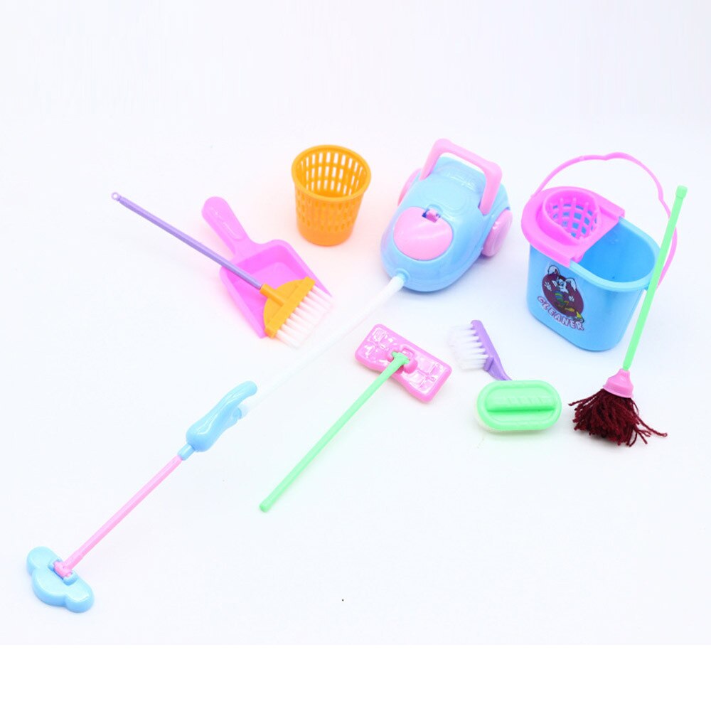 Dolls Pretend Play Toys Cleaning Kit For Dolls(9 p... – Grandado