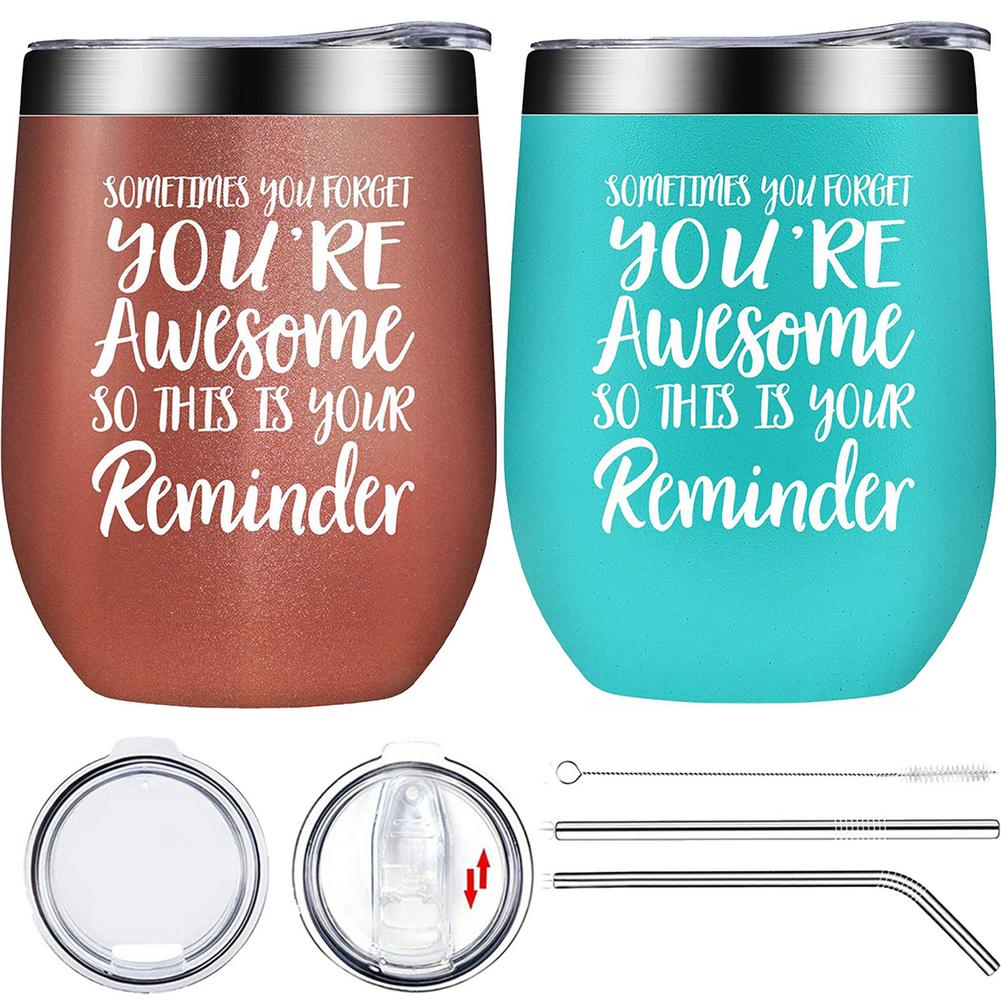 12oz Double-layer Vacuum Flask 304 Stainless Steel... – Grandado