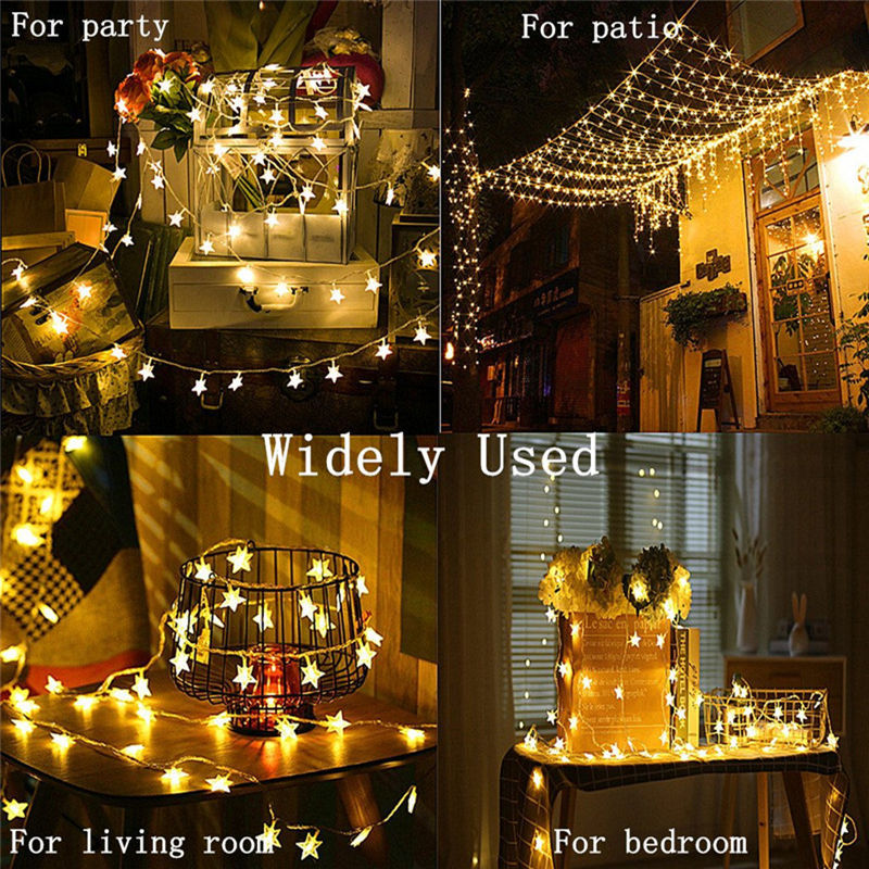 2.5M 3M 20LED Star Light String Twinkle Garlands B... – Grandado