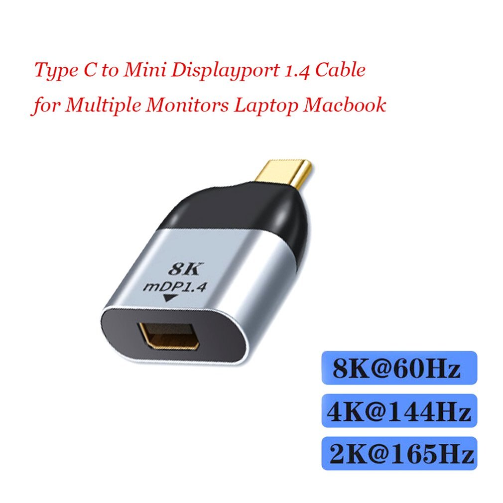 Type c to Displayport 1.4 Male to Female USB C to ... – Grandado
