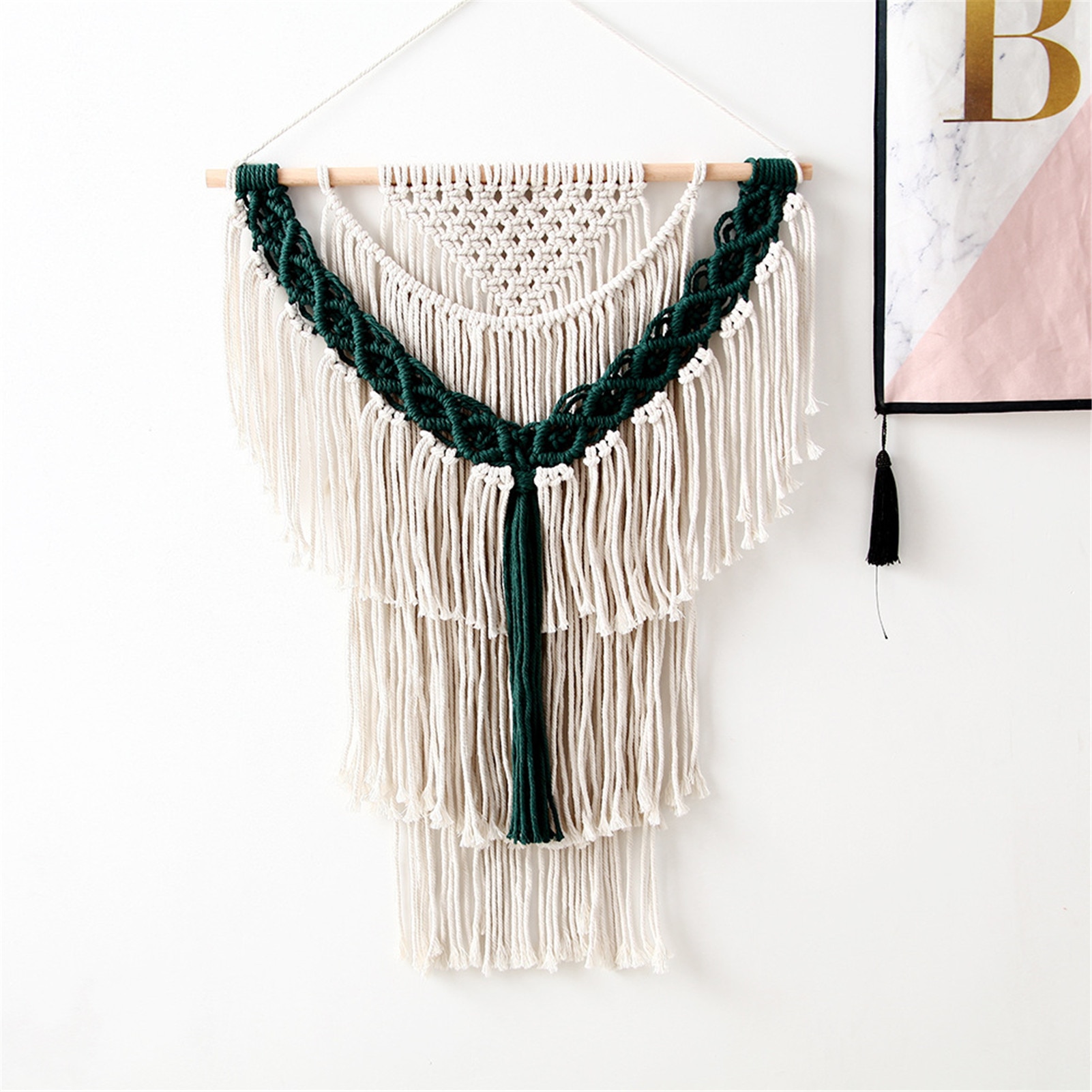 Bohemian Style Woven Tapestry Natural Cotton Rope ... – Vicedeal