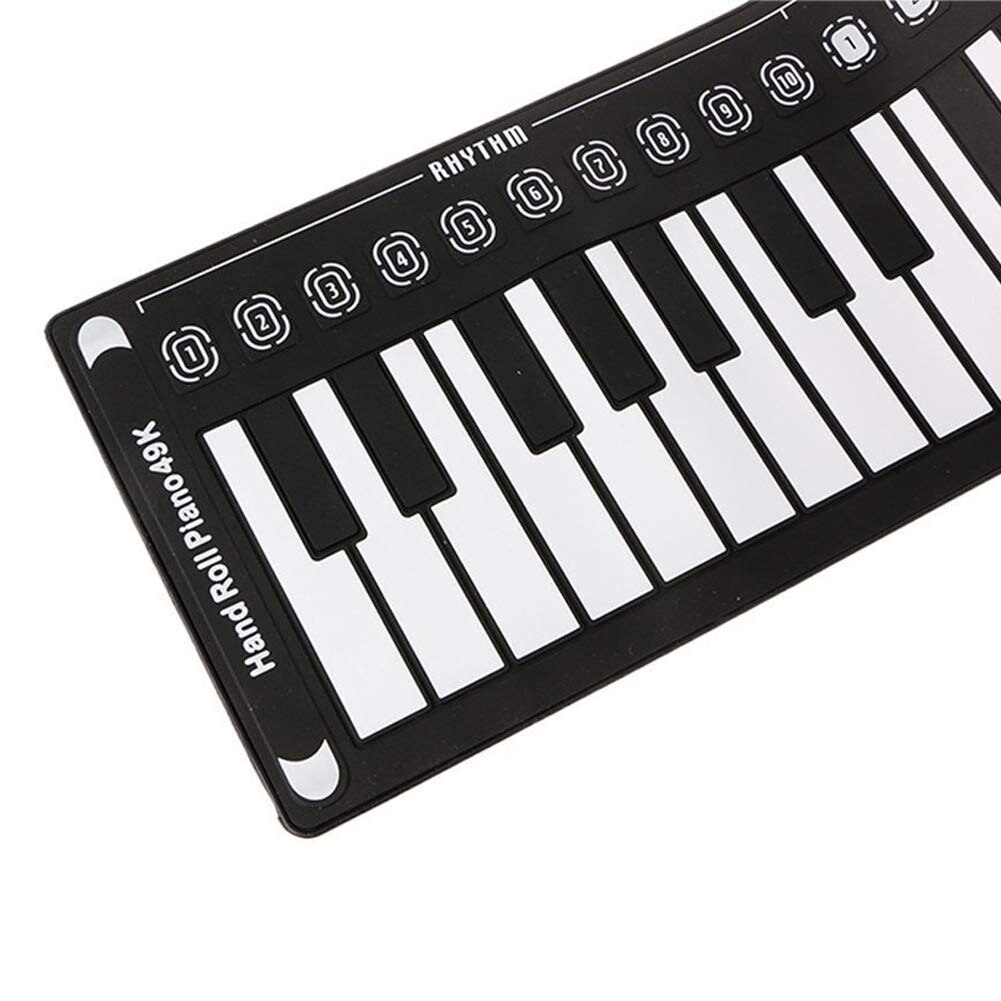 Electronic Hand Roll Keyboard Piano 49 Key Kids Ed... – Grandado