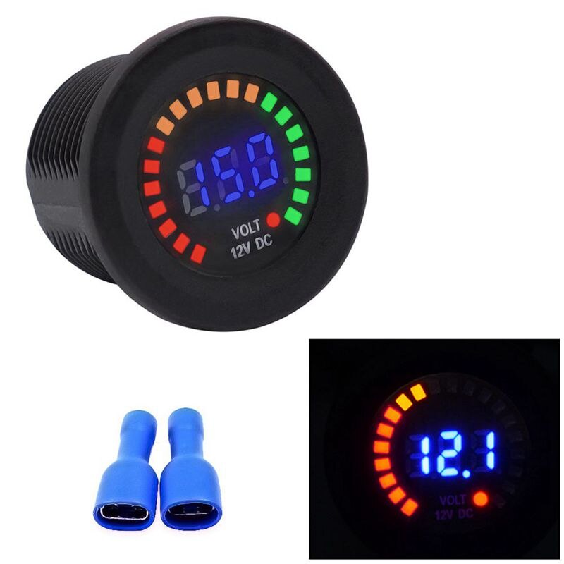 Waterproof DC12V RD Digital Voltmeter Three Wires ... – Vicedeal