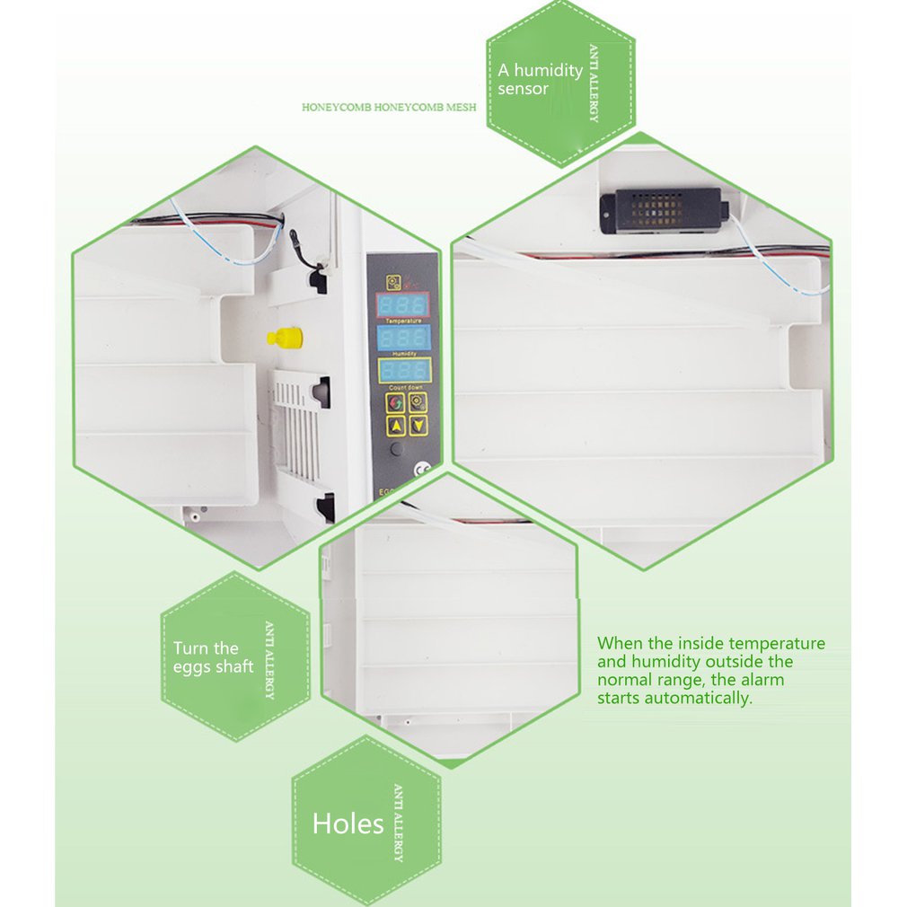 Home Incubator with LED Lighting 24 Egg Automatic ... – Vicedeal