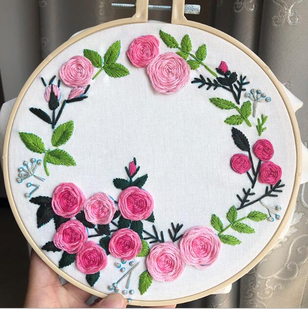 20cm Flower Shop Plant Series European embroidery ... – Vicedeal