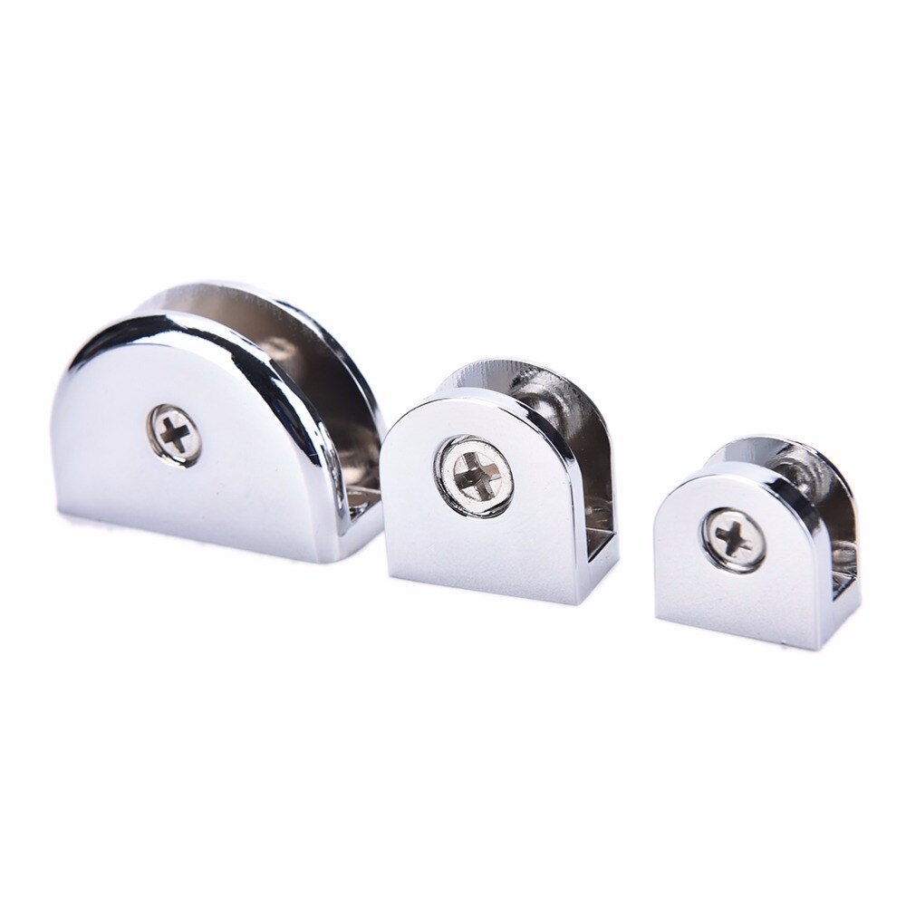 1PCS 6-8mm Silver Glass Clamps Stainless Steel Sem... – Grandado