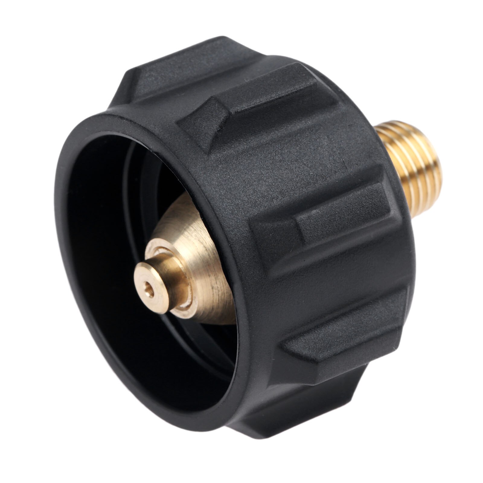 Solid Brass QCC1 Propane Adapter Gas Regulator Val... – Grandado