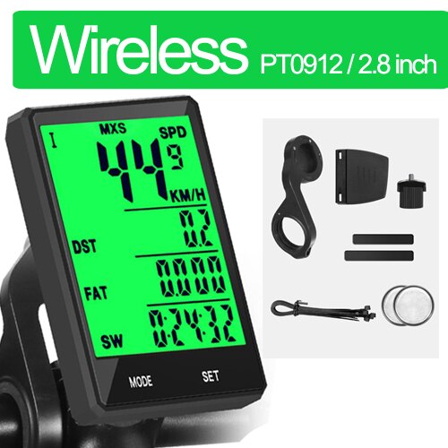 Wired Bike Computer Wireless Bicycle Stopwatch Odo... – Grandado