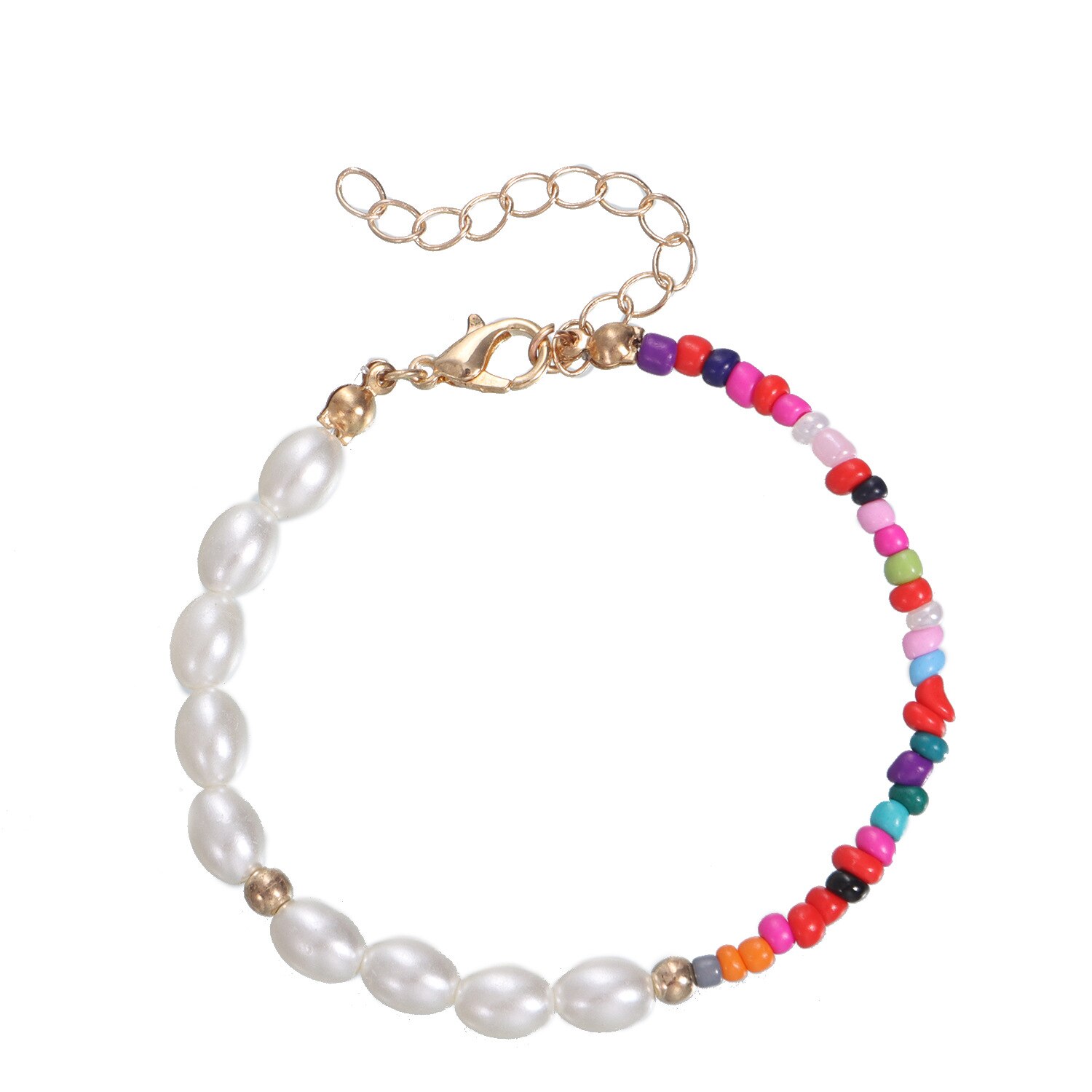 Colorful Seed Beads Shell Bracelet Handmade DIY Bo... – Grandado