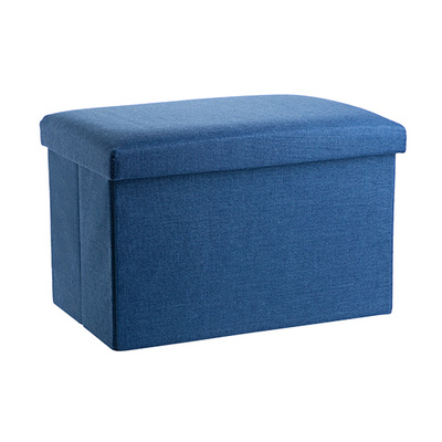 Linen Fabric storage Stool Foldable household Coff... – Grandado