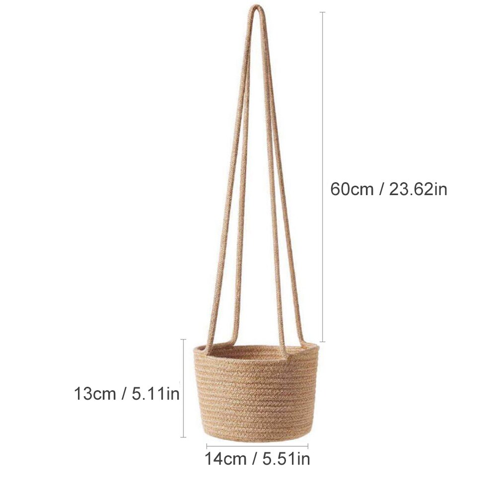 Garden Plant Hangers Rope Hanging Planter Woven Ha... – Vicedeal
