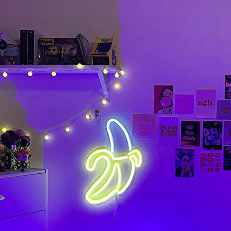 Banaan Neon Borden Led Neon Verlichting Art Muur D... – Vicedeal