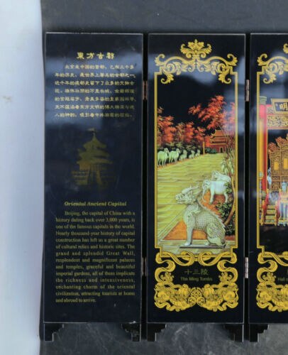 Chinese Lacquer Ware Painting Beijing Scenery Ladi... – Grandado