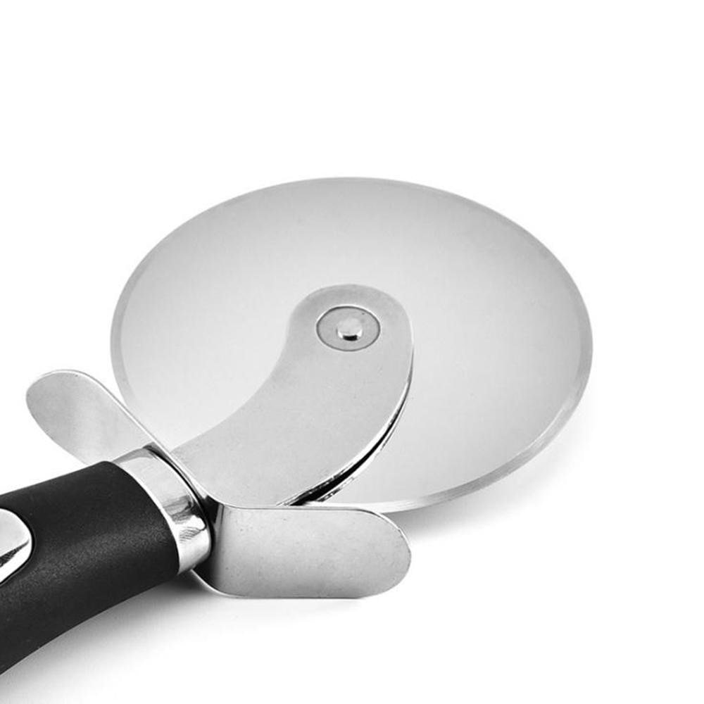 Stainless Steel Pizza Cutter Single Wheel Cut Tool... – Grandado