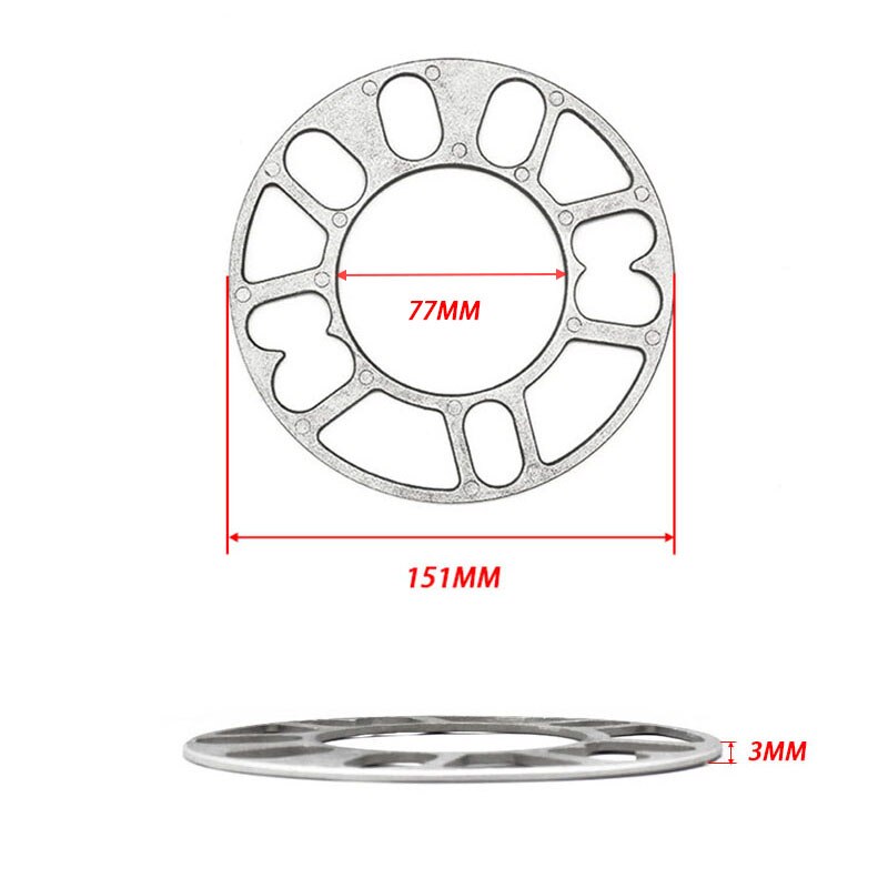 4 pcs/set Universal Aluminum Alloy Car Wheel Hub g... – Grandado